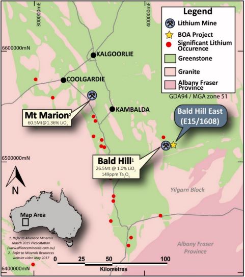 Boadicea Resources begins drilling at Bald Hill East in WA targeting three anomalous lithium ...